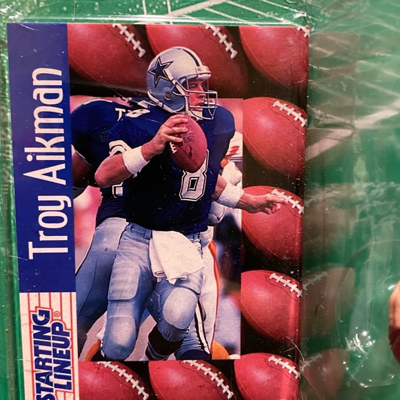 NFL | Other | Troy Aikman Starting Lineup Card And Action Figure ...